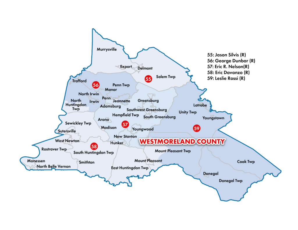 39th District Map - Senator Ward, K