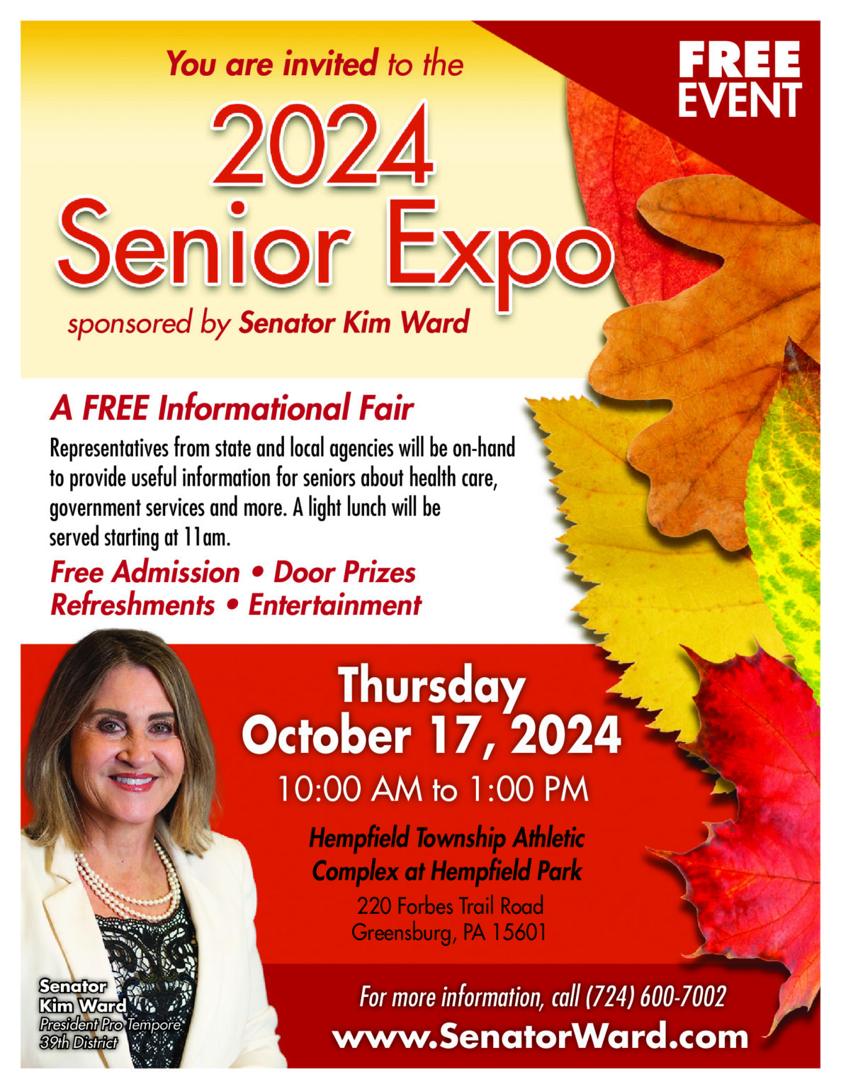 Senator Ward's Senior Expo - Senator Ward, K